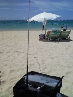 ビーチでQRV: BWT Lab.