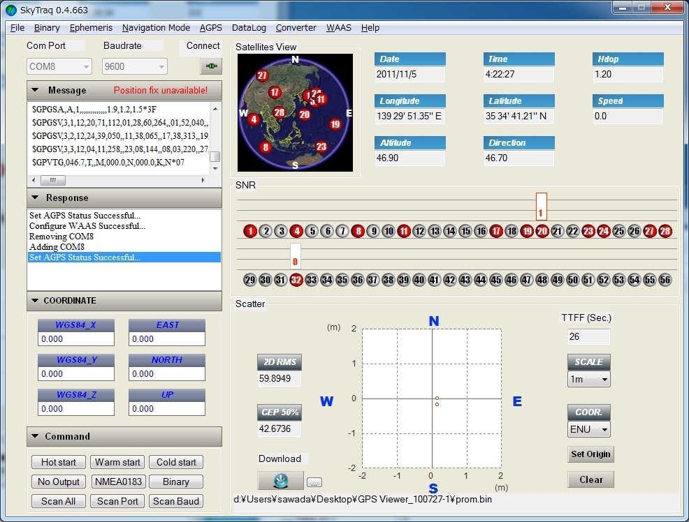 若松のガイガーカウンターMark2にGPSを付けたが、ノイズに苦しむ: BWT Lab.